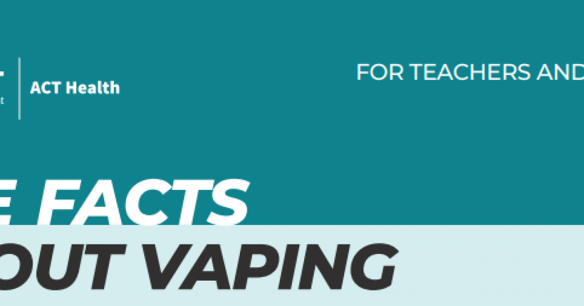 Vaping And Young People Healthy Schools Network Act